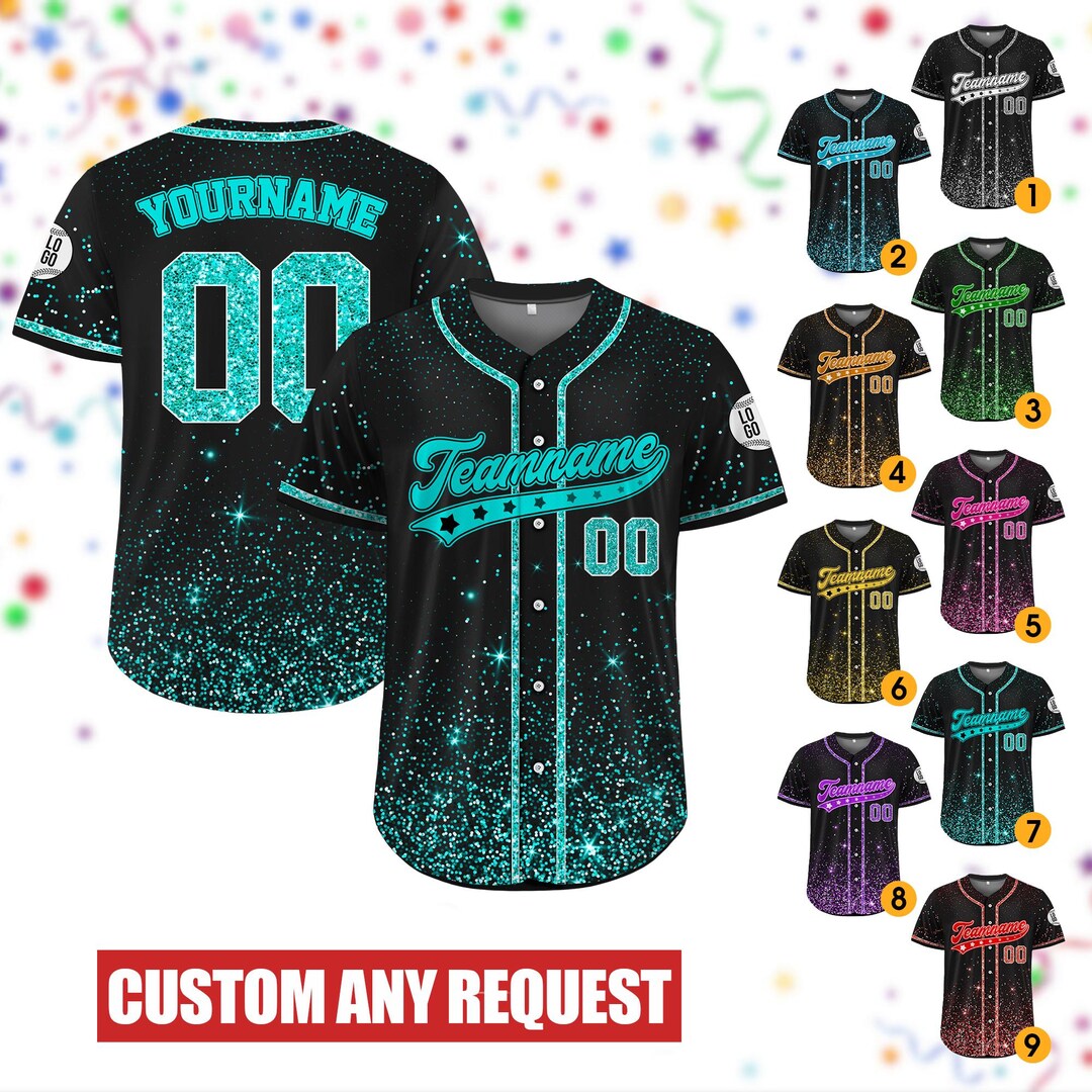 Custom Cheer Baseball Jersey for Men Women Youth Kid, Personalized Name ...