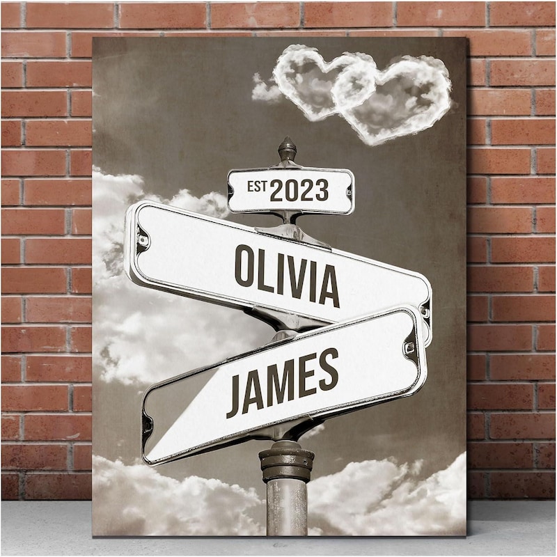 Wedding Street Sign - Etsy
