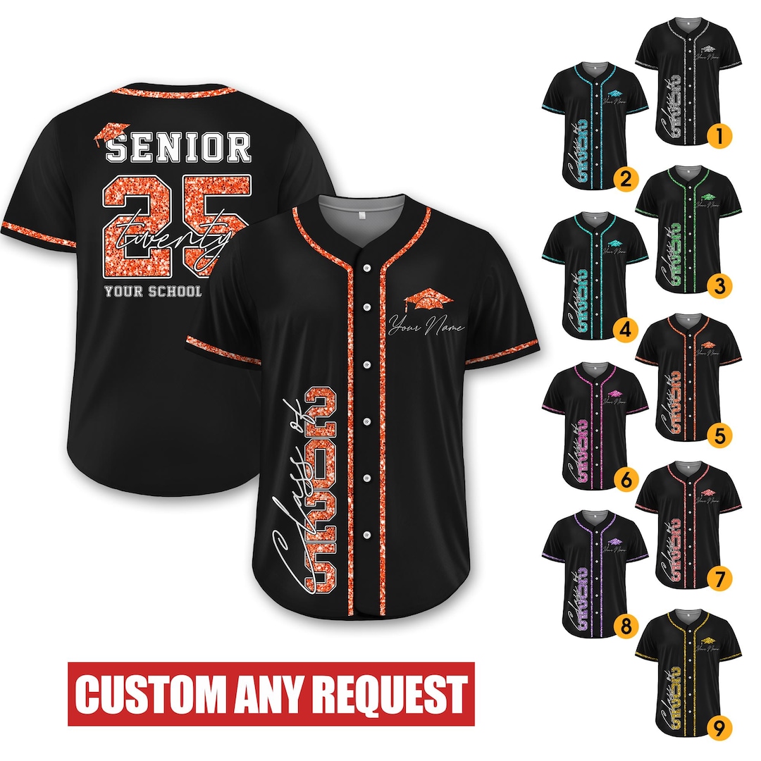Custom Senior 2025 Baseball Jersey for Men Women Youth Kid,personalized ...