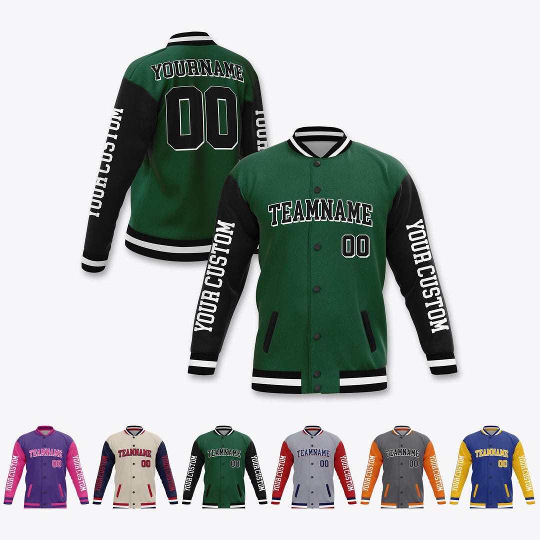 Personalized Jacket With Team Name Name Number Logo for Men Women Youth ...