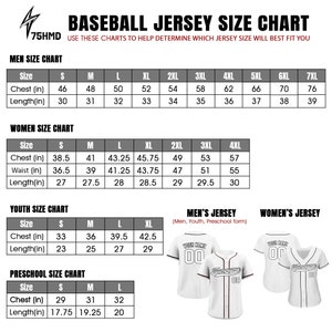 Custom Baseball Jersey With Teamname Name Number,jersey Shirt for Men ...