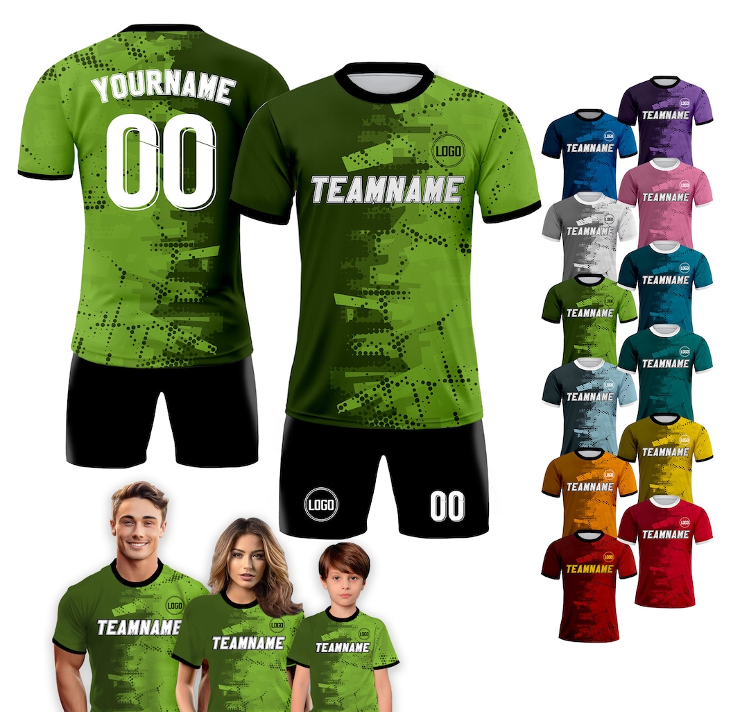 Custom Soccer Jersey for Men Women Youth Kid Team Uniform, Personalized ...