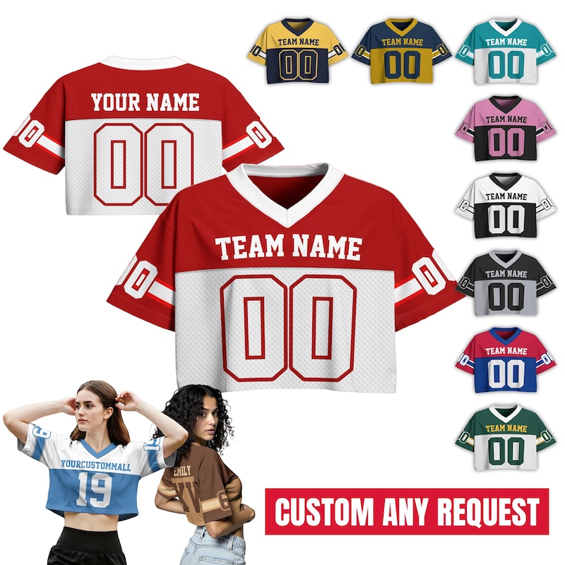 Cheer Team Football Jersey - Etsy