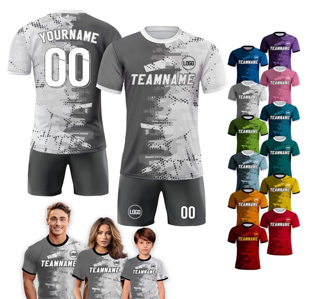 Custom Soccer Jersey for Men Women Youth Kid Team Uniform, Personalized ...
