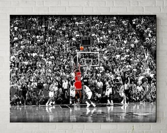 Michael Jordan Last Shot Print - Etsy