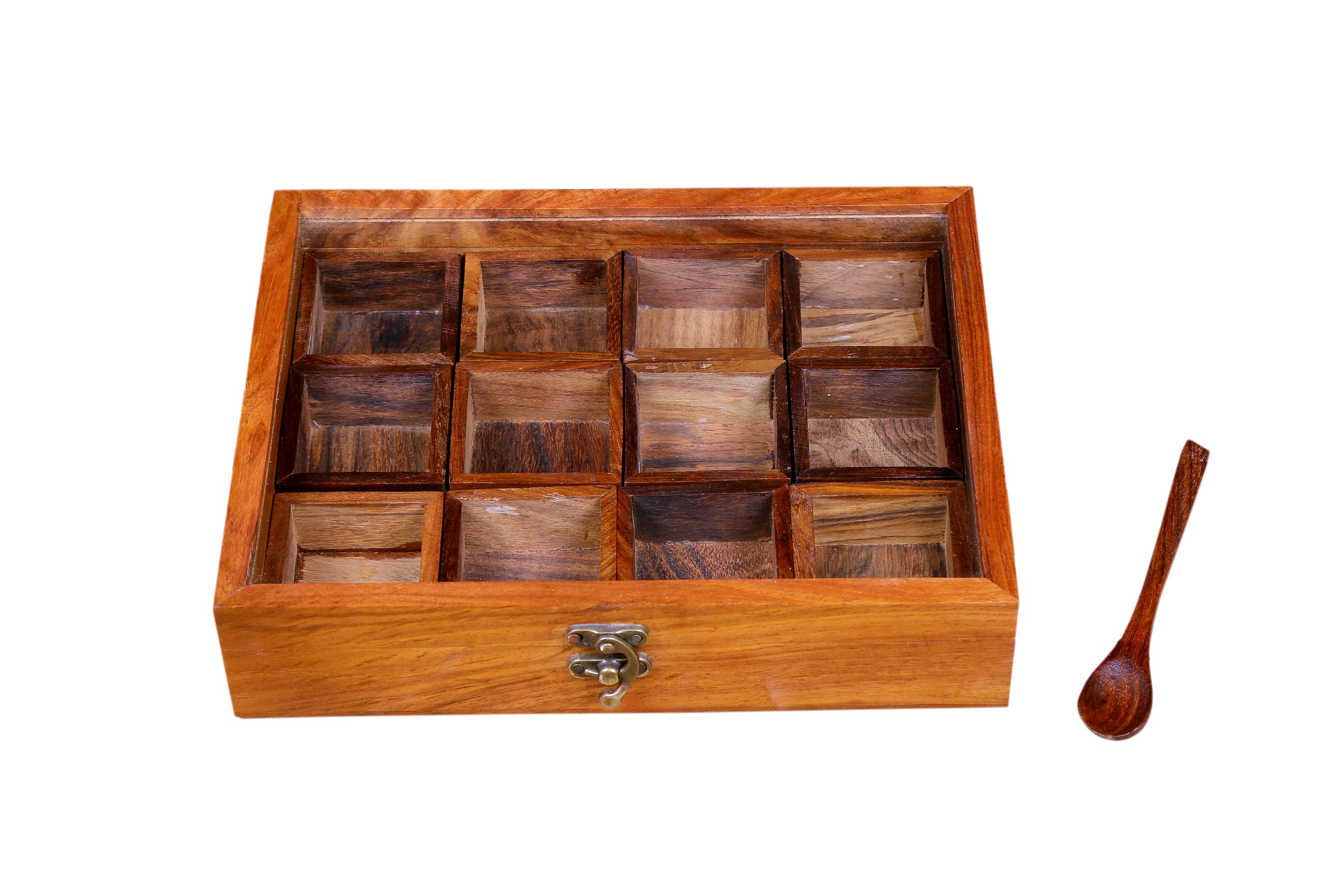 Traditional | Indian Spice Masala Box | Spice Tin | Rectangular Spice ...
