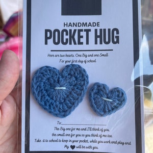 Pocket Hugs, Invisible String Hearts, Back to School Gift, Gift for ...