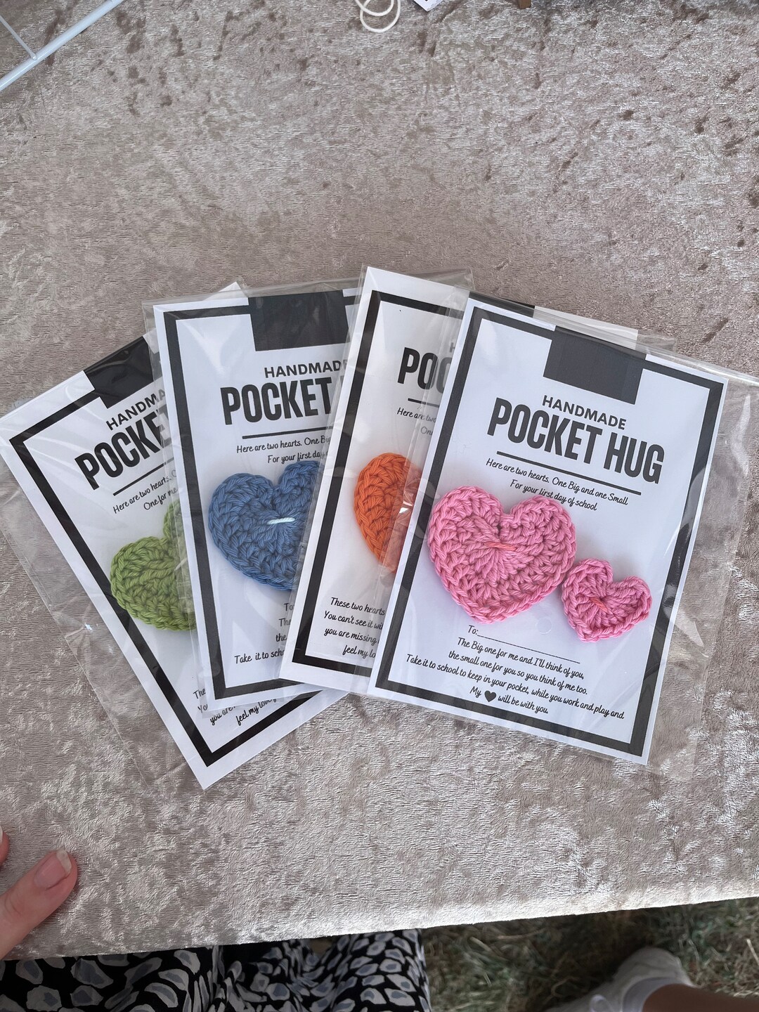 Pocket Hugs, Invisible String Hearts, Back to School Gift, Gift for ...
