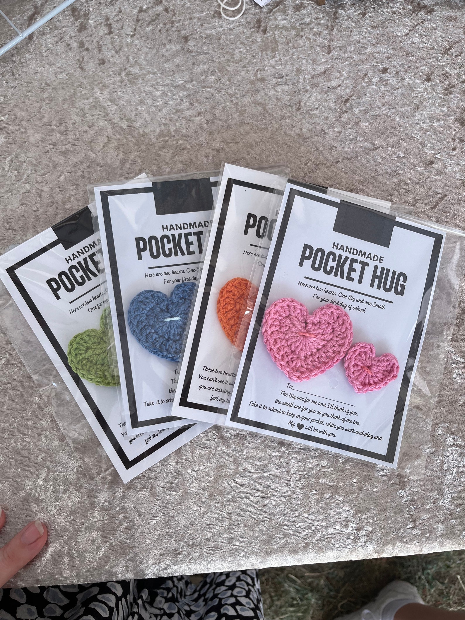 Pocket Hugs, Invisible String Hearts, Back to School Gift, Gift for ...