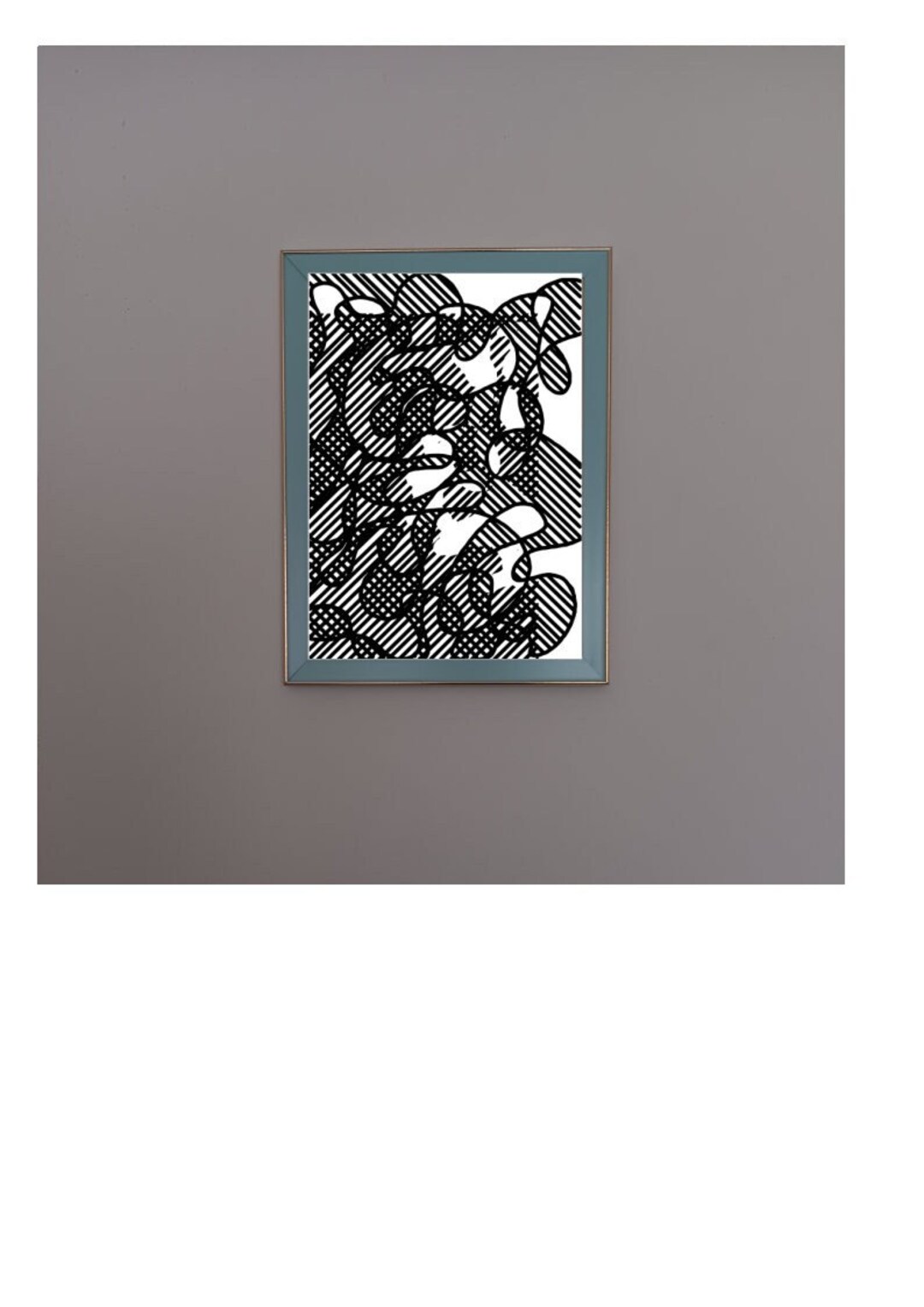 Digital Print Download: Black and White Abstract Art Digital Print - Etsy