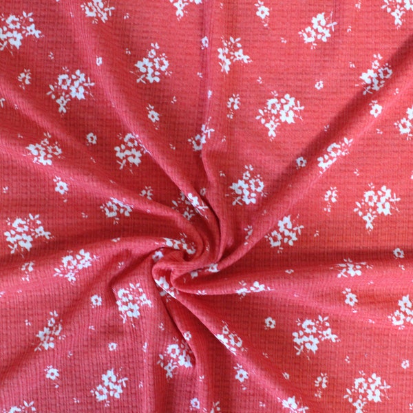 Floral Pointelle Fabric - Etsy