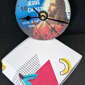Jesus Christ Look at the Time Clock. Cd Wall Clock, Gift Boxed. Quartz ...