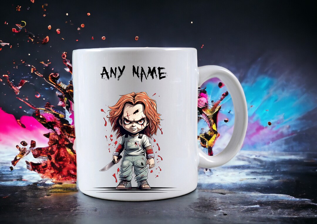 Chucky Mug Personalised Childs Play Halloween Gift / Gifts for Birthday ...