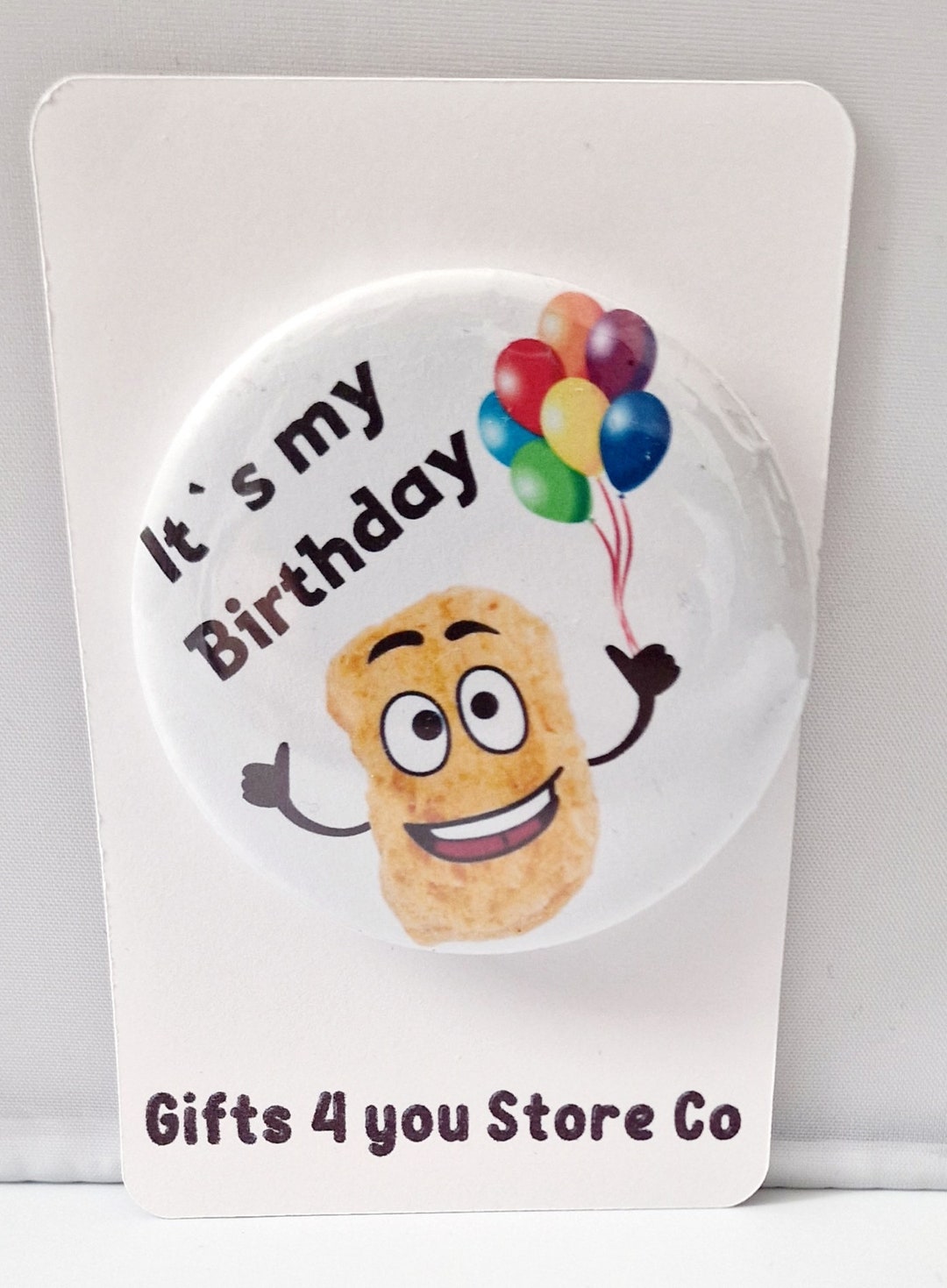 Nugget Badge, Birthday Chicken Nugget Badges. Bottle Opener. Fridge ...