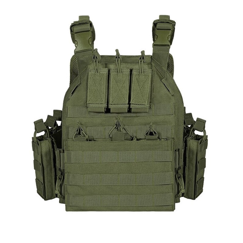 AR500 Level III Tactical Bulletproof Plate Carrier W/ Single-curve ...