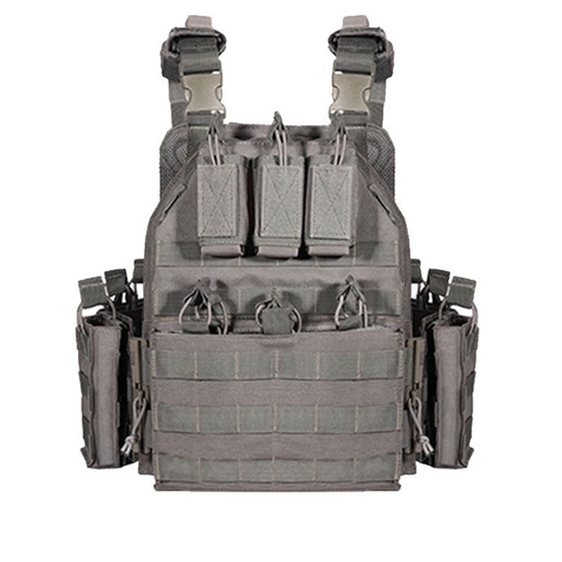 AR500 Level III Tactical Bulletproof Plate Carrier W/ Single-curve ...