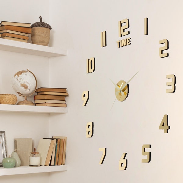 Clock Wall Decals - Etsy