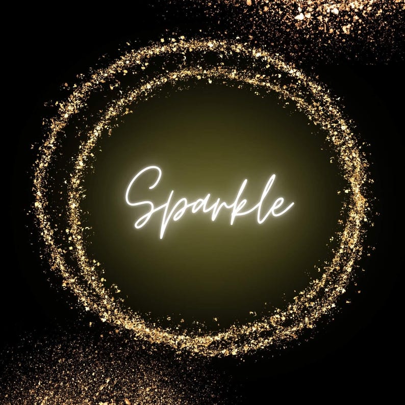 Gold Glitter Circle Clipart: 21 PNG Frame Overlays (digital Download ...