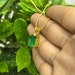 Emerald Colour Gemstone Green Colour Pendant, Handmade Pandant,925 ...