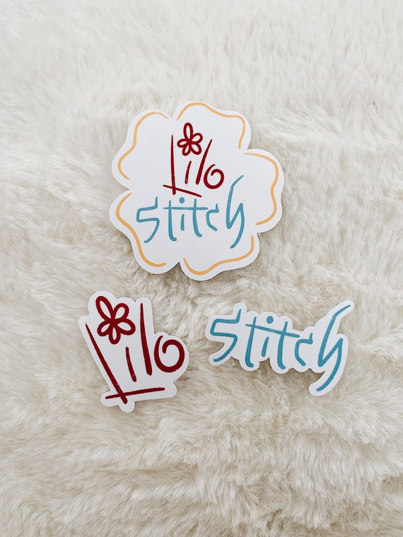 Disney Lilo and Stitch Autographs/lilo and Stitch Decal/lilo - Etsy