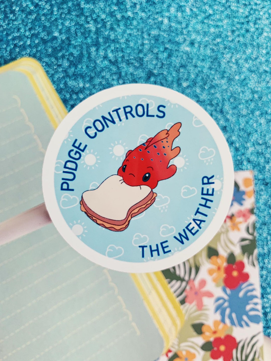 Pudge Controls the Weather Lilo and Stitch Circle - Etsy