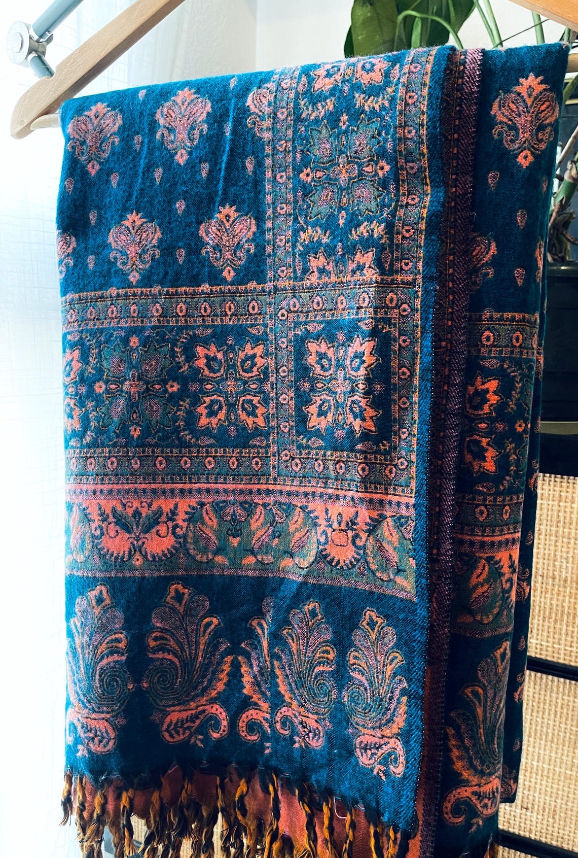 Reversible Tibetan Yak Wool Shawl/scarf,shawl,loose Weave for Super ...