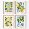 Soleil Print, Italy Print, La Dolce Vita, Lemon Orange Print Amalfi ...