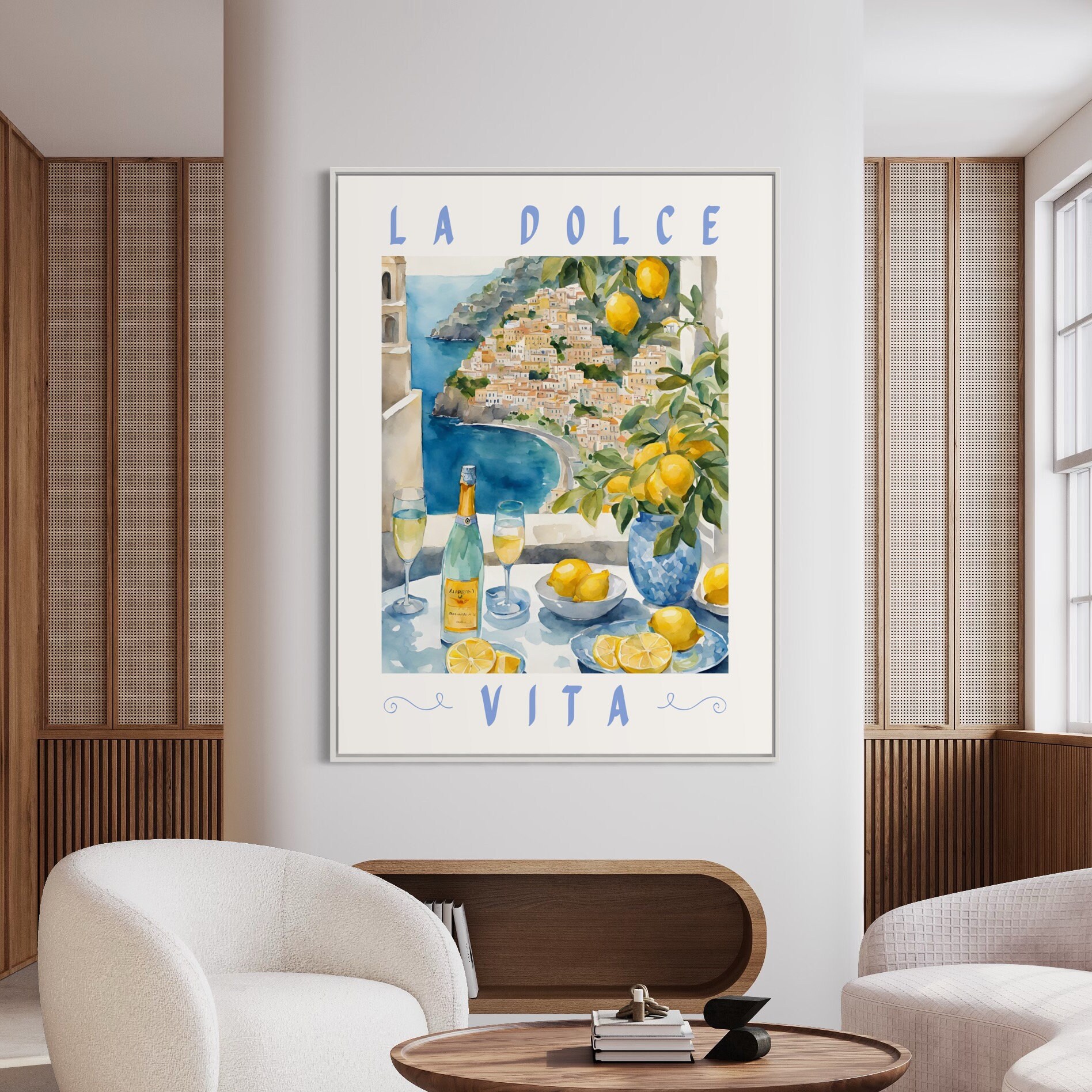 Italy Print Kitchen Wall Art, Lemon Poster, Italy Travel Printable ...