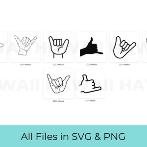 Shaka Svg Bundle | Digital Download - Etsy