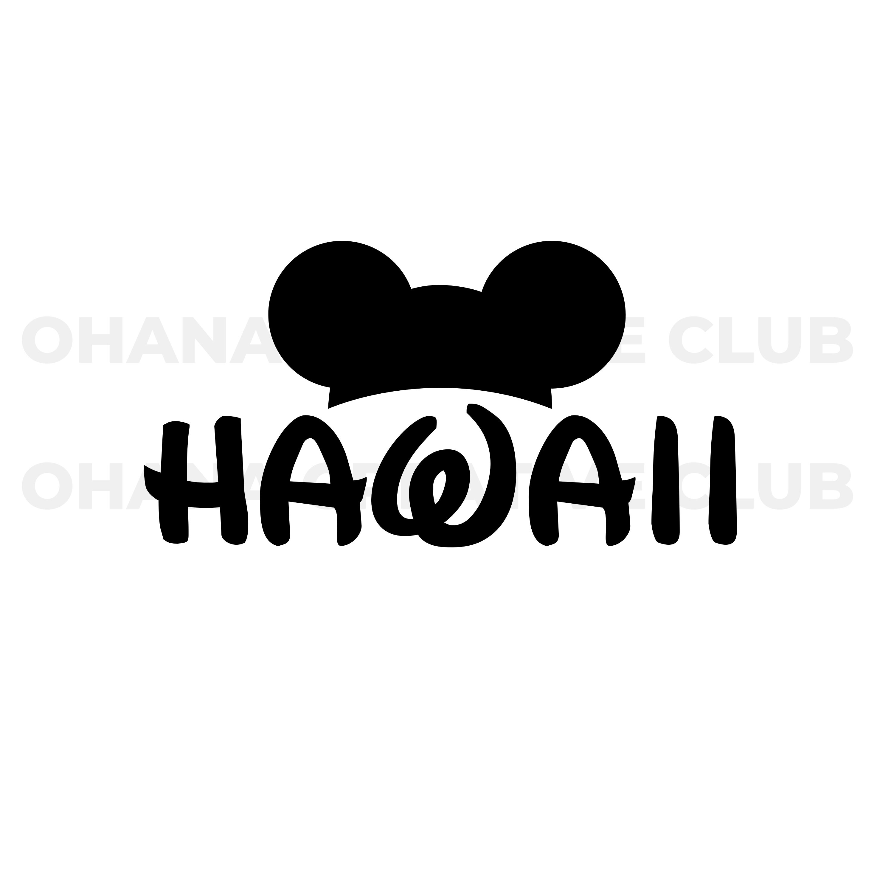 Aloha Mickey Svg And Hawaii Mickey Svg Digital Download Etsy