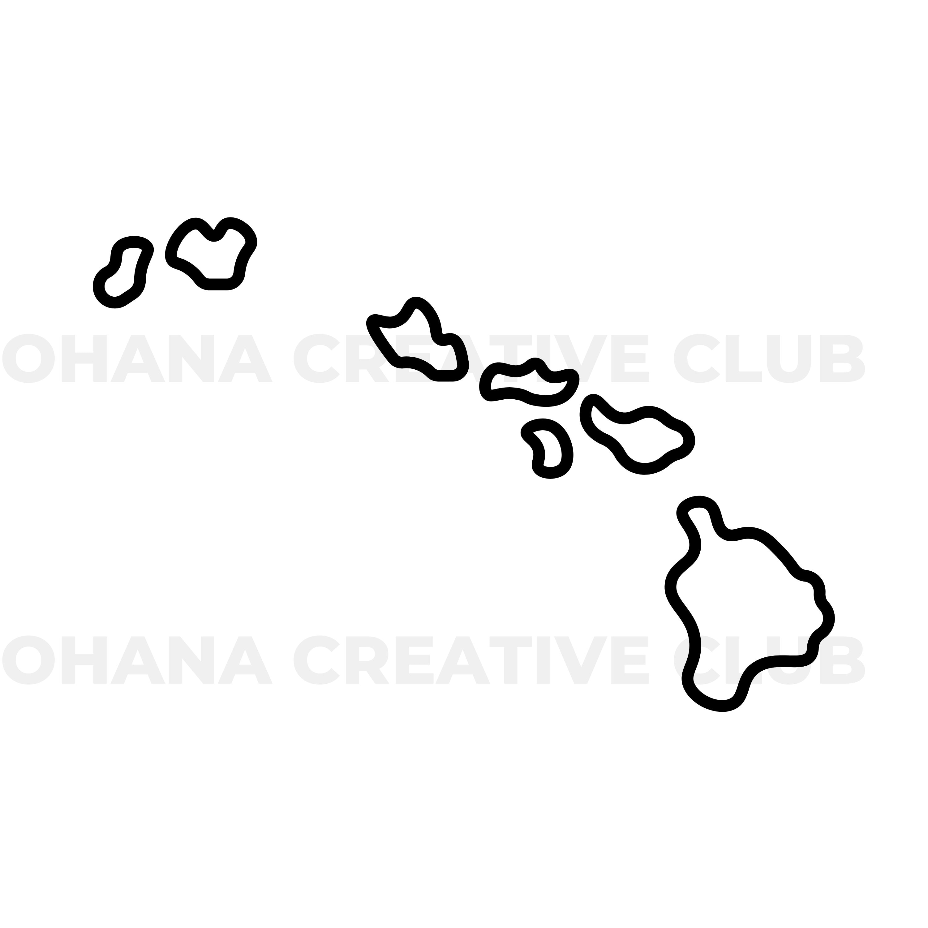 Hawaiian Islands SVG | Digital Download - Etsy