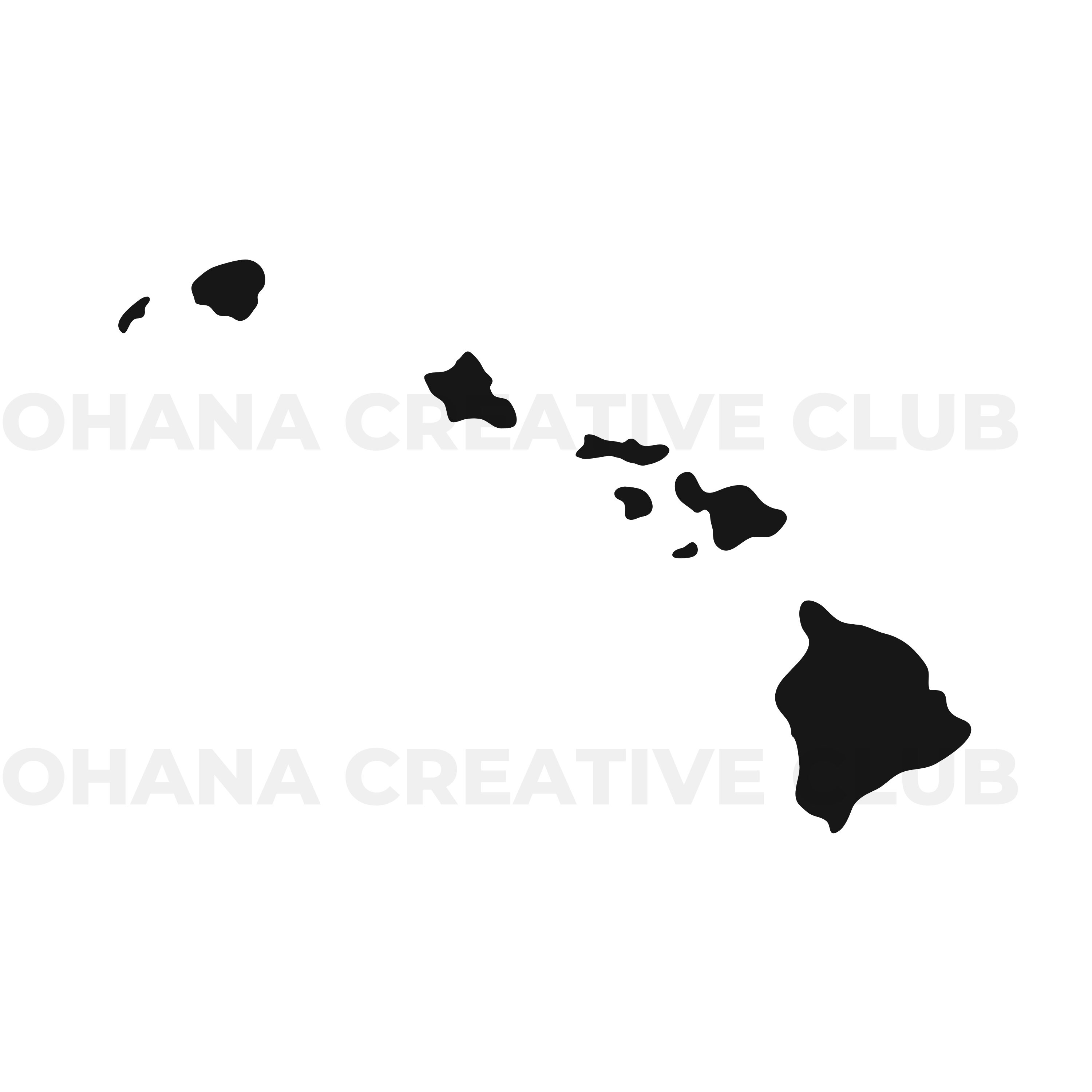 Hawaiian Islands SVG | Digital Download - Etsy