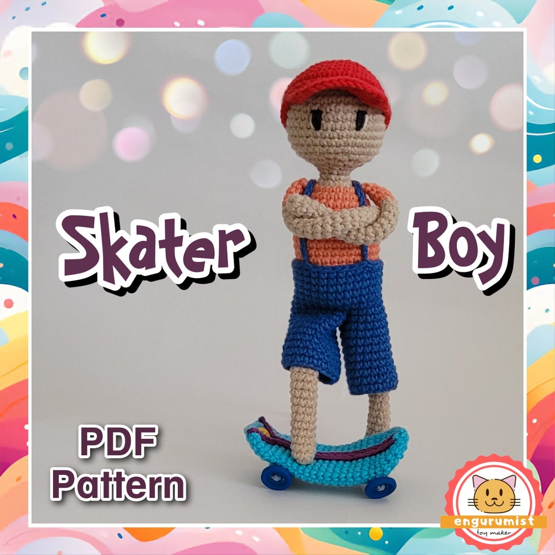 Skater Boy - PDF Pattern - Etsy
