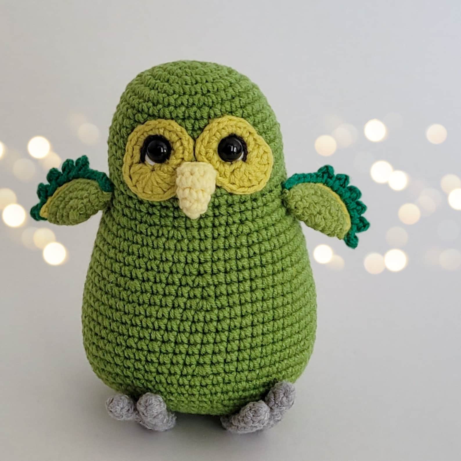 Riki the Kakapo PDF Pattern - Etsy