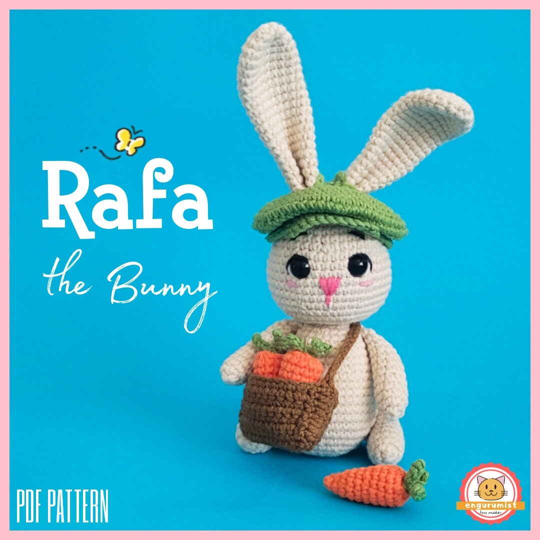 Rafa the Bunny - PDF Pattern - Etsy
