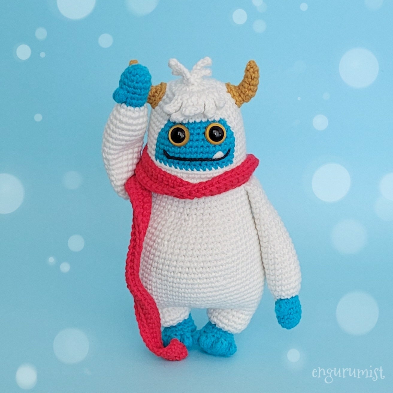 Jampa the Yeti PDF Pattern - Etsy
