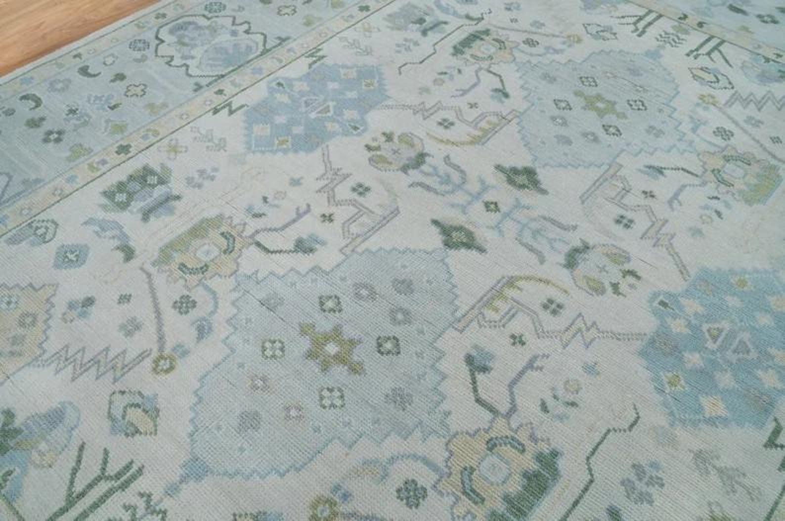 Hand Knotted L Grey Oushak Rugs Contemporary Modern Area Rugs, Grey ...