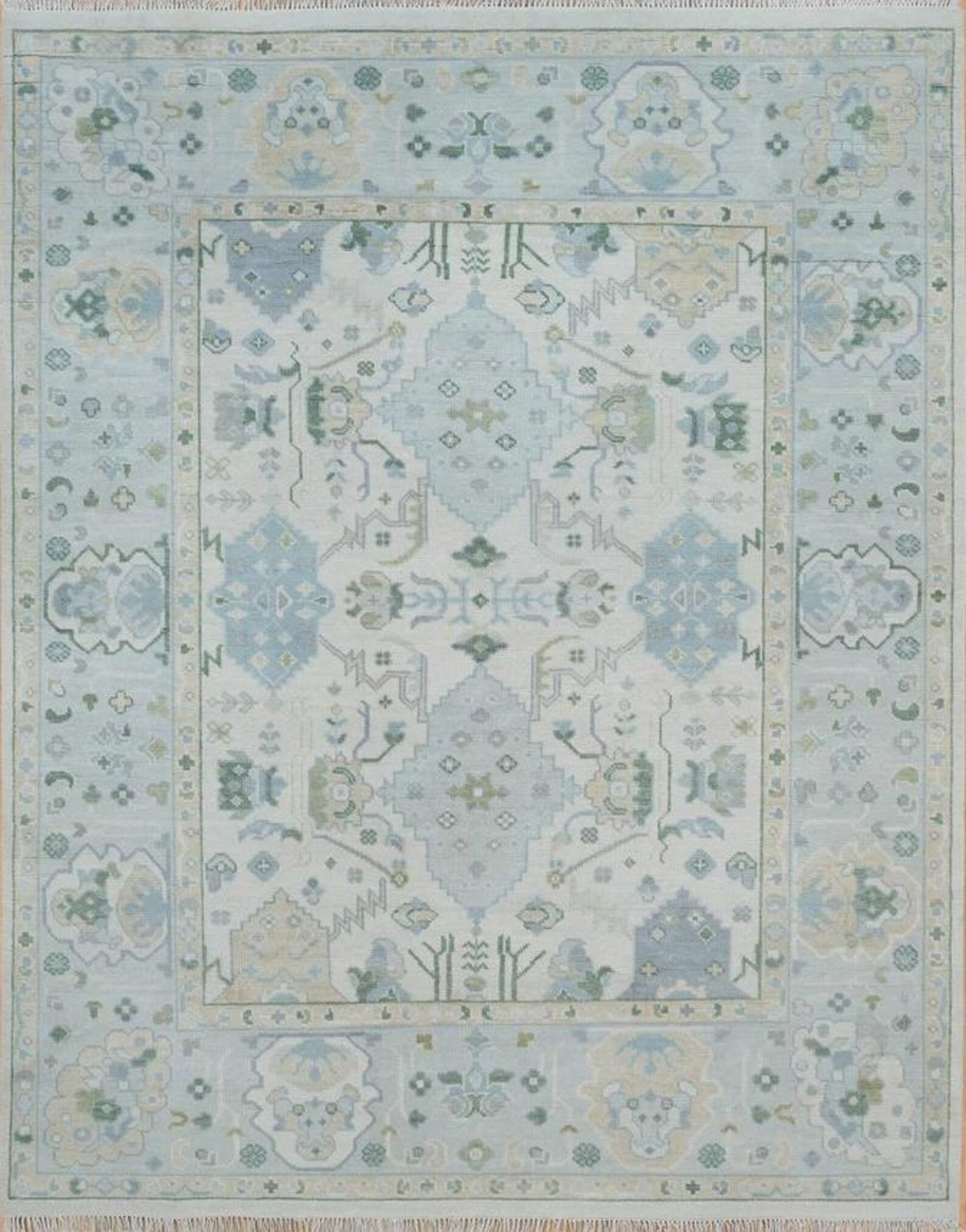 Hand Knotted L Grey Oushak Rugs Contemporary Modern Area Rugs, Grey ...