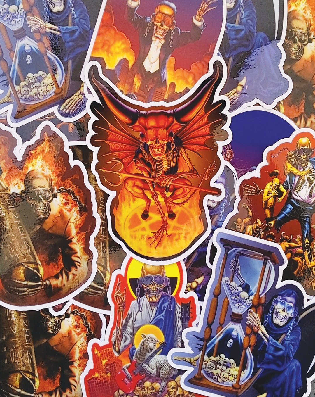 Megadeth Vic Rattlehead Stickers Set 2 - Etsy