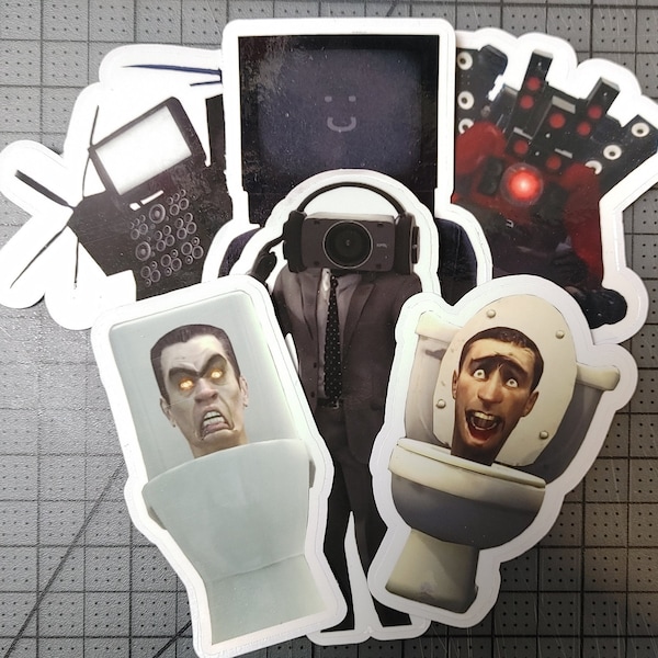 Skibidi Toilet Decal - Etsy