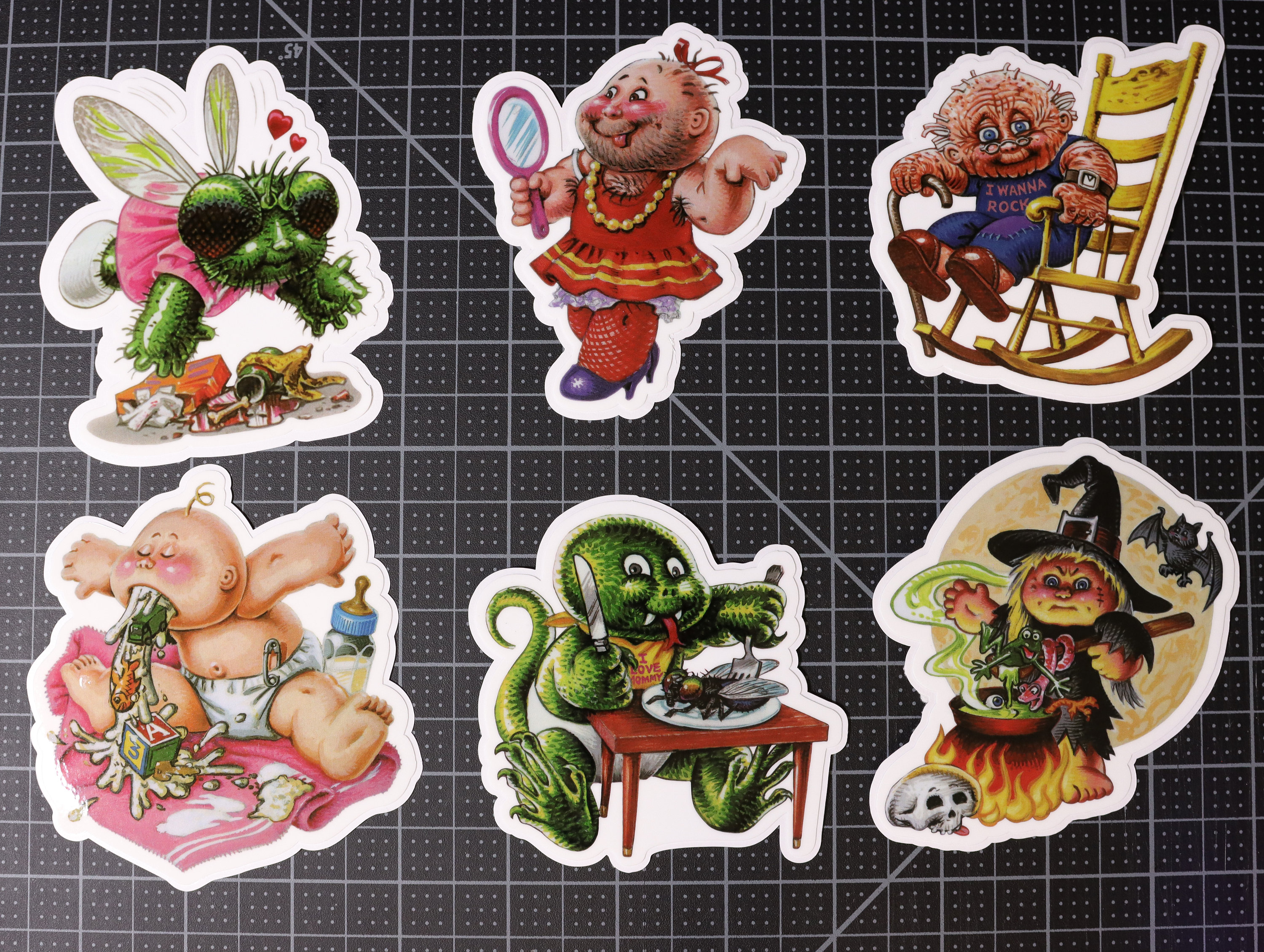 Garbage Pail Kids Series 1 Character Sticker - Etsy