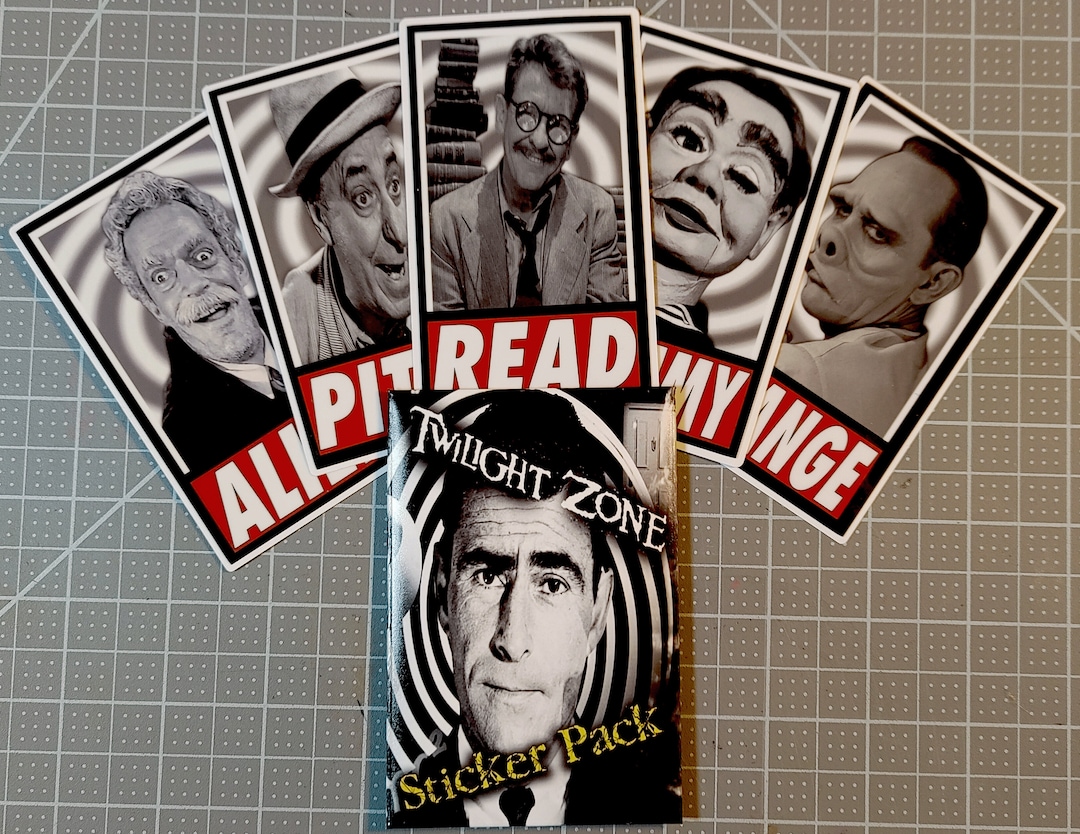 Twilight Zone Stickers You Pick 5 Pack - Etsy