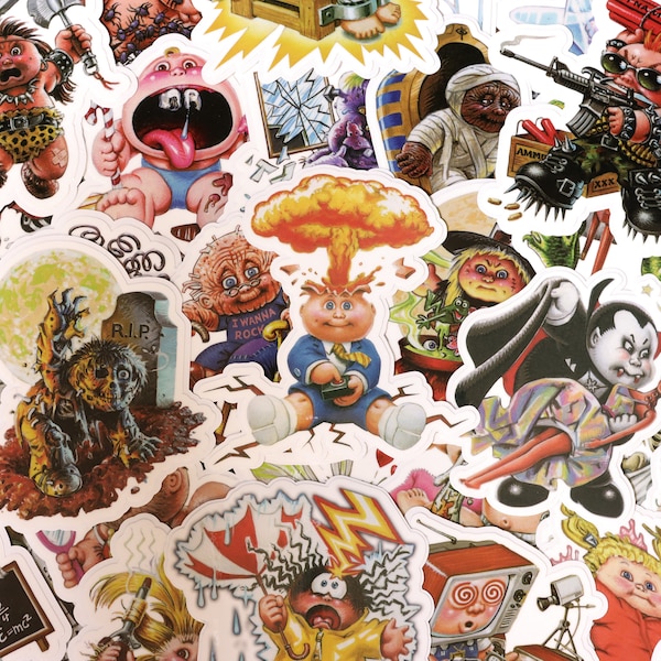 Garbage Pail Kids Stickers - Etsy