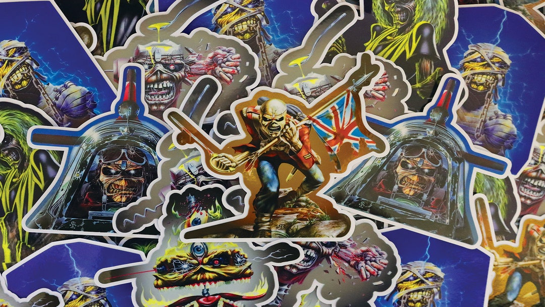 Iron Maiden Eddie Stickers - Etsy