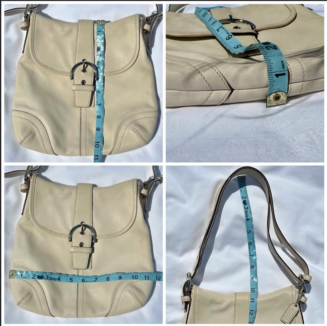 COACH Vintage Soho Soft Duffle Leather Crossbody Shoulder COACH Vintage Soho Soft Duffle Leather Crossbody Shoulder