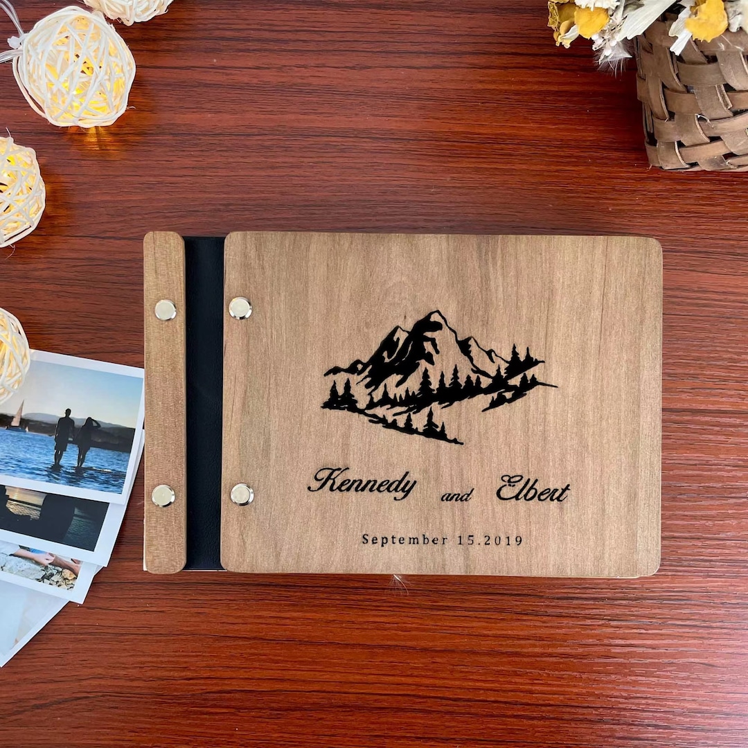 Personalized Adventure Book With Front Wooden Hardcover Handmade ...