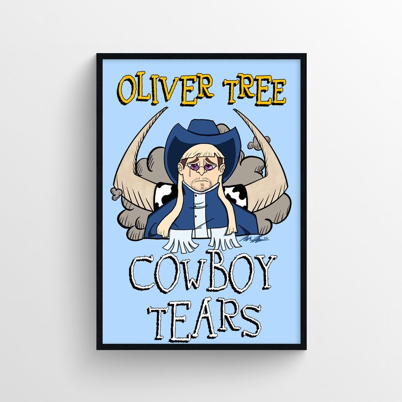 Oliver Tree Cowboy Tears Poster - Etsy