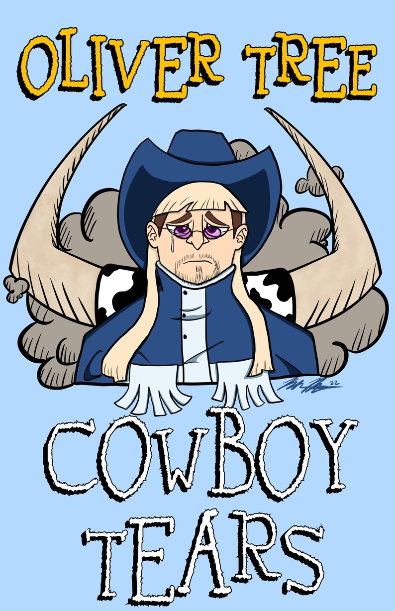Oliver Tree Cowboy Tears Poster - Etsy
