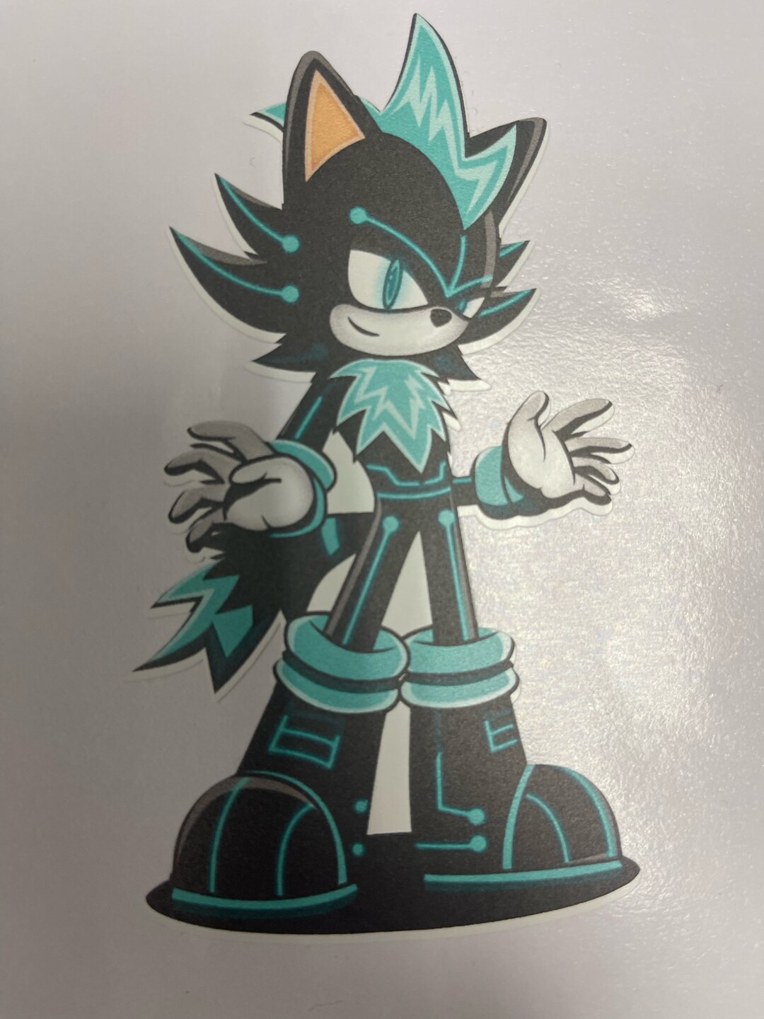 Tron Sonic | Sonic the Hedgehog Sticker, Decal, Laptop Sticker, Water ...