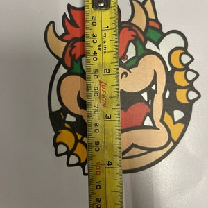 Bowser | Super Mario Bros Sticker, Decal, Laptop Sticker, Water Bottle ...